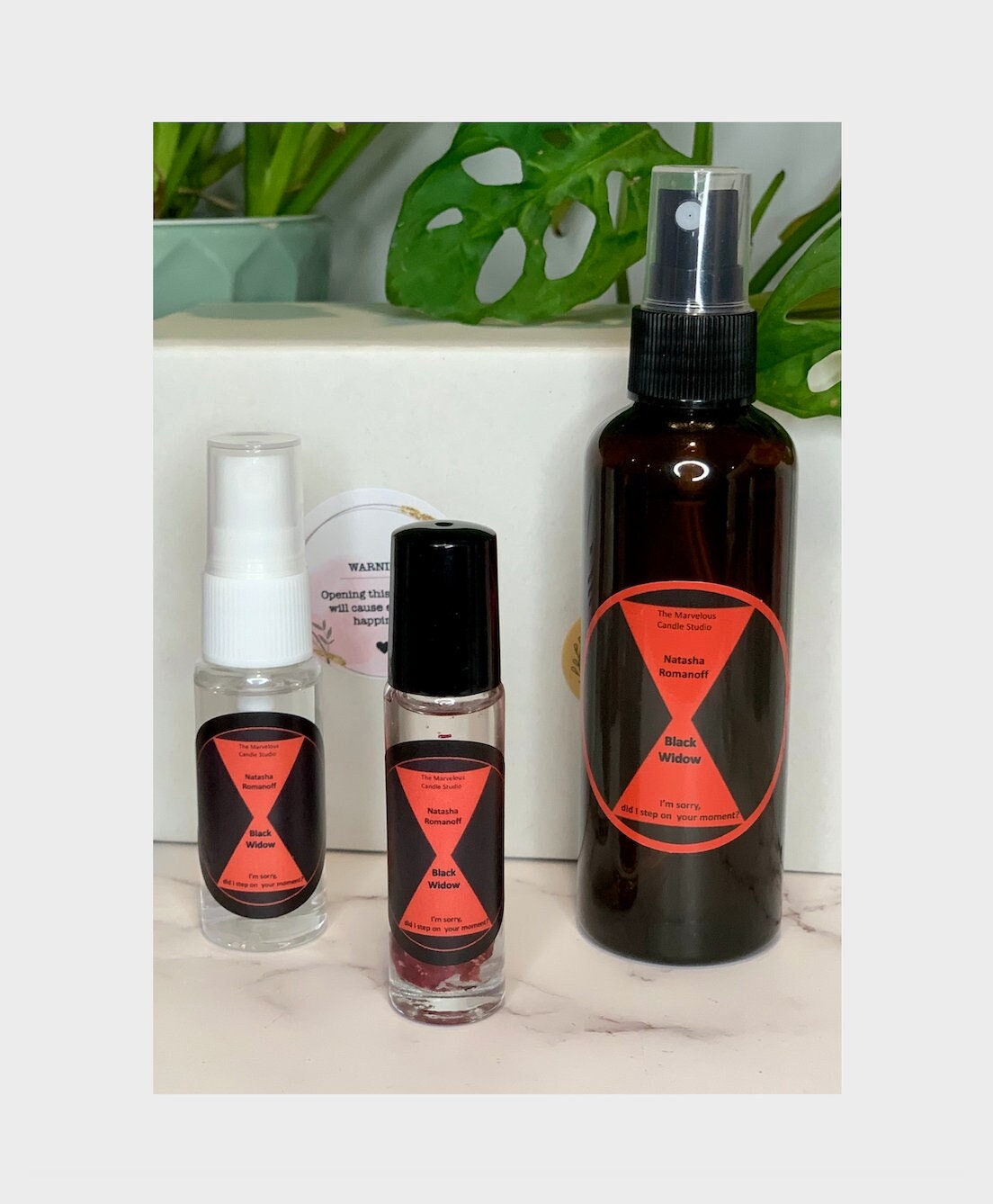 Natasha Romanoff/black Widow Roll-on Perfume and Room Fragrance Spray ...