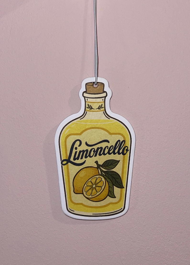 Limoncello Air Freshener | Lemon | Italian Vibes | Aesthetic Car & Room ...