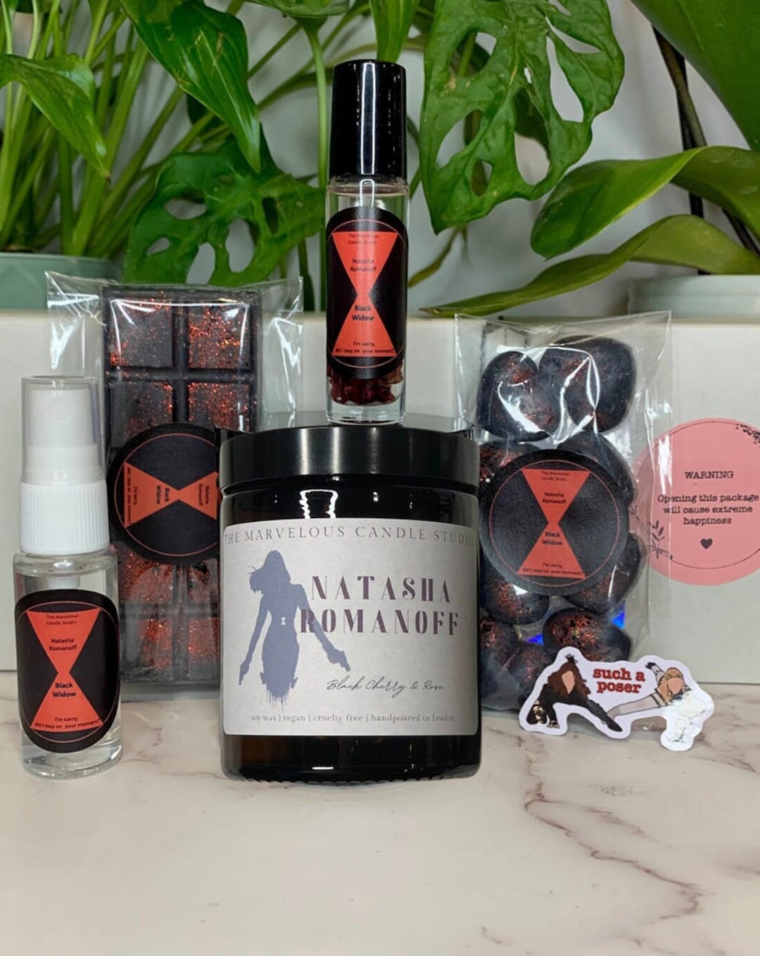 Natasha Romanoff Gift Box Black Widow marvel Gift Box Avengers Scarlett ...
