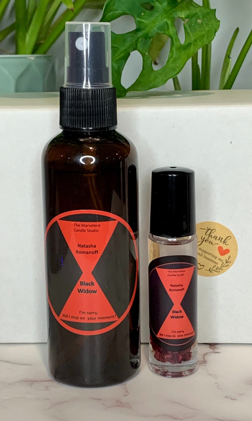 Natasha Romanoff/black Widow Roll-on Perfume and Room Fragrance Spray ...