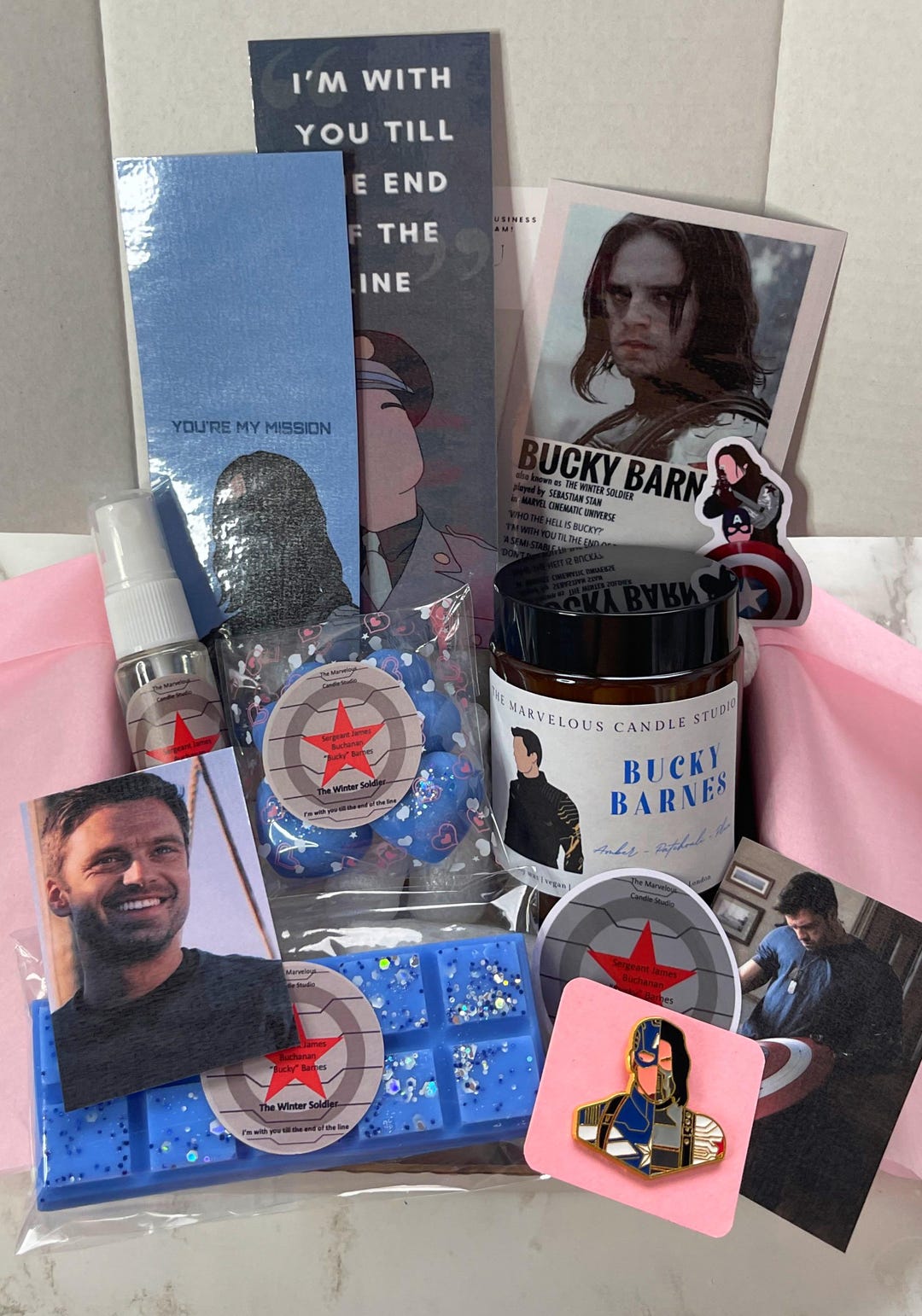 PRE-ORDER Bucky Barnes Gift Box | Marvel Gift Box | the Winter Soldier ...