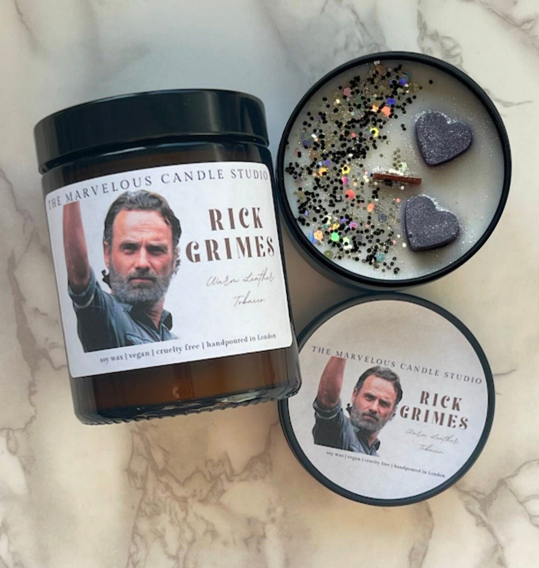 Rick Grimes Inspired Survivor's Resolve Candle | Zombie Series Inspired ...