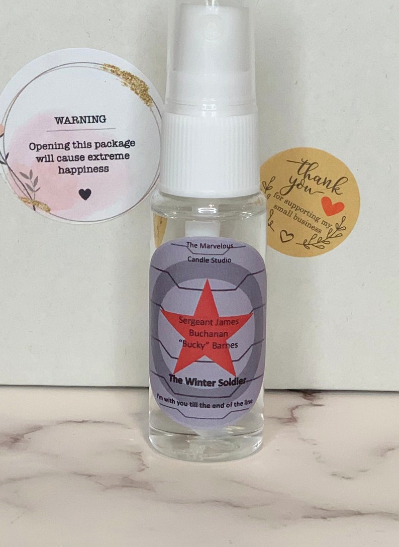 Bucky Barnes/the Winter Soldier Inspired Roll-on Perfume and Room ...