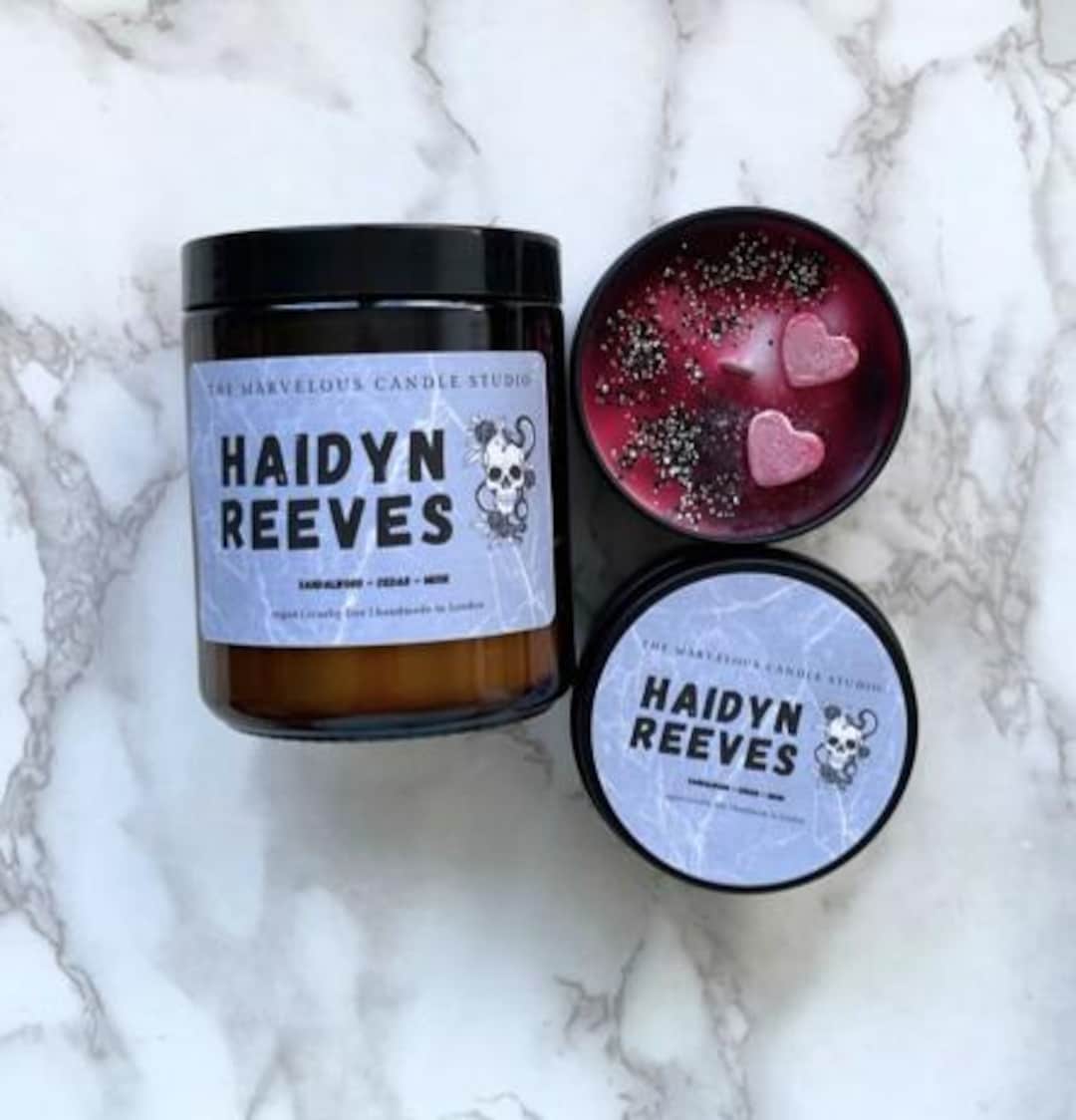 Haidyn Reeves Candle | Madness | Carnage | Dark Romance Gift | Booktok ...