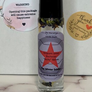 Bucky Barnes/the Winter Soldier Inspired Roll-on Perfume and Room ...