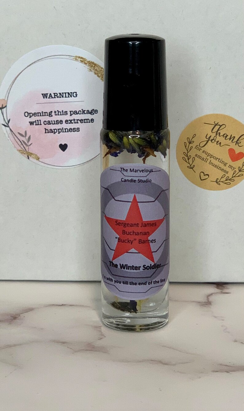 Bucky Barnes/the Winter Soldier Inspired Roll-on Perfume and Room ...