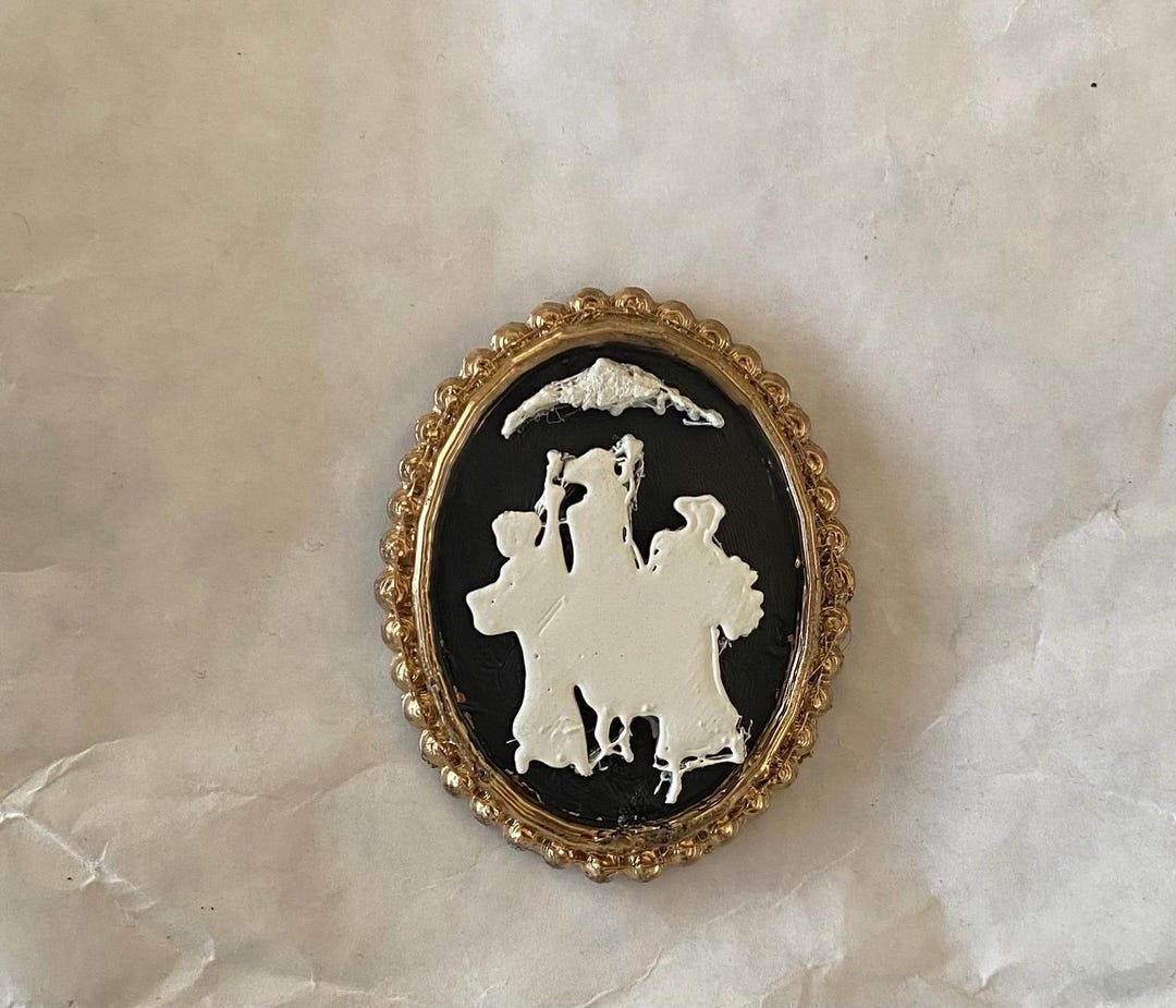 3D Printed Witch Brooch - Etsy