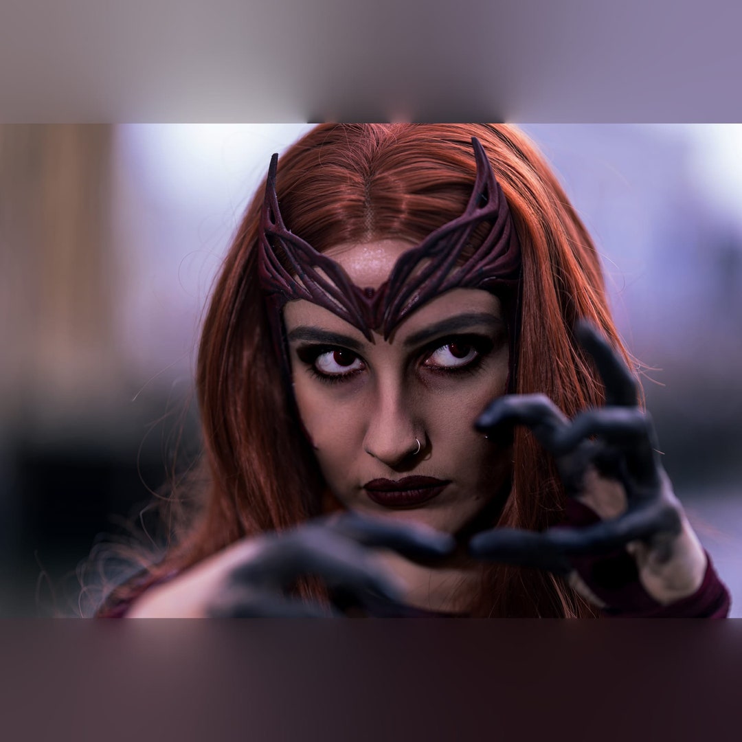 MCU Scarlet Witch Inspired Cosplay Crown - Etsy
