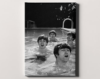 Beatles Pool Print - Etsy