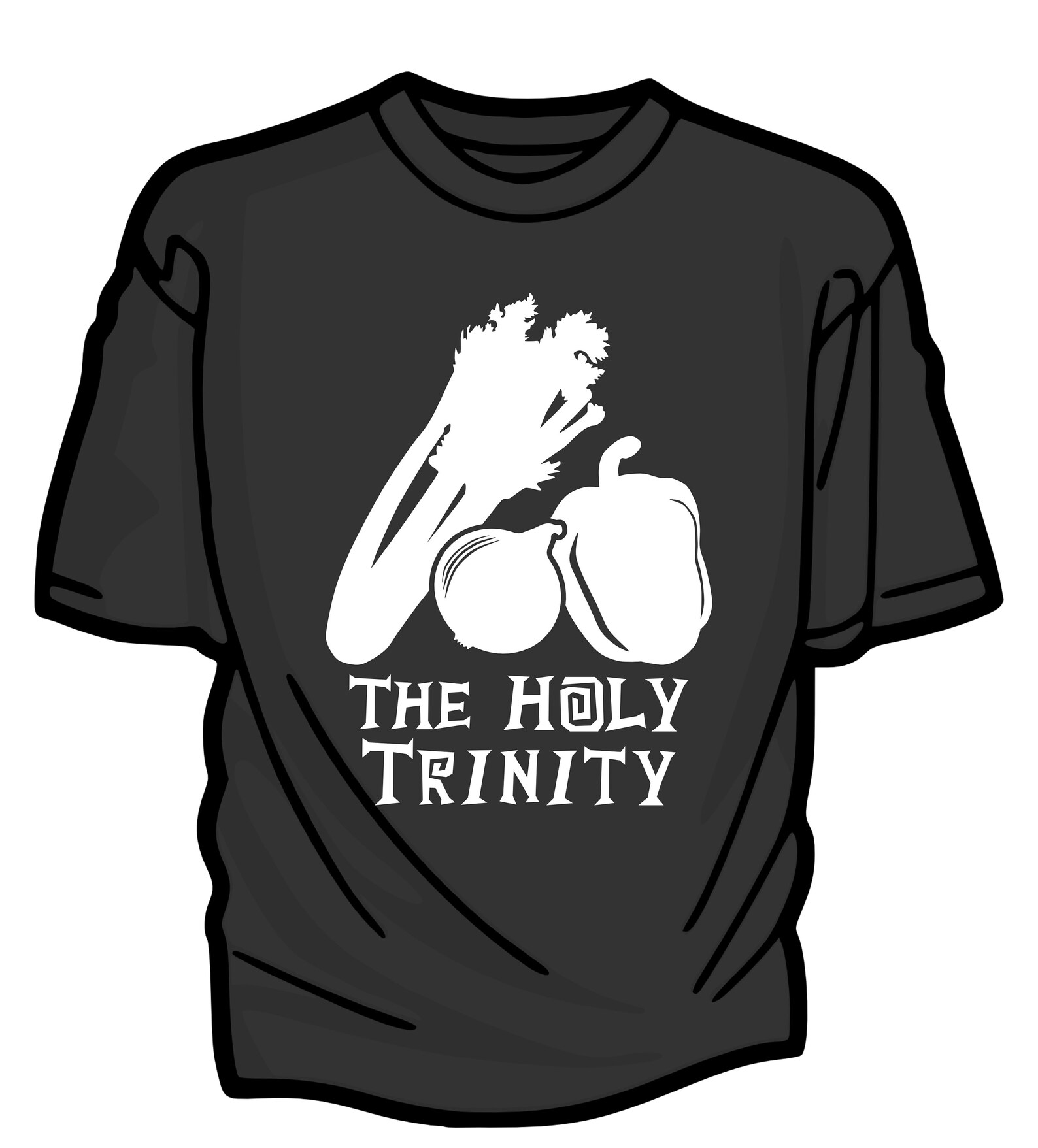 Cajun Holy Trinity SVG PNG Instant Download Black and White High ...