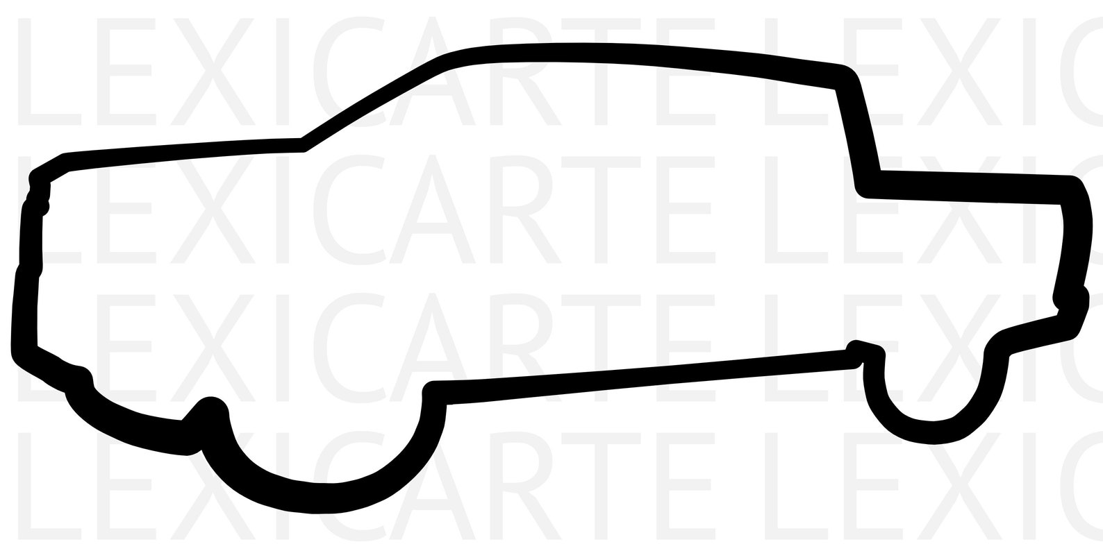 Truck Ford F-150 Outline SVG PNG Instant Download Black and White High ...