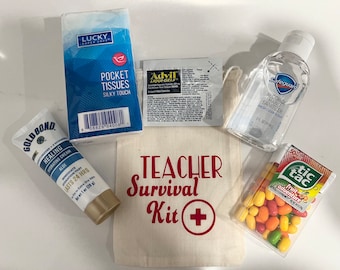 Teacher Survival Kit Teacher Gift Teacher Appreciation - Etsy