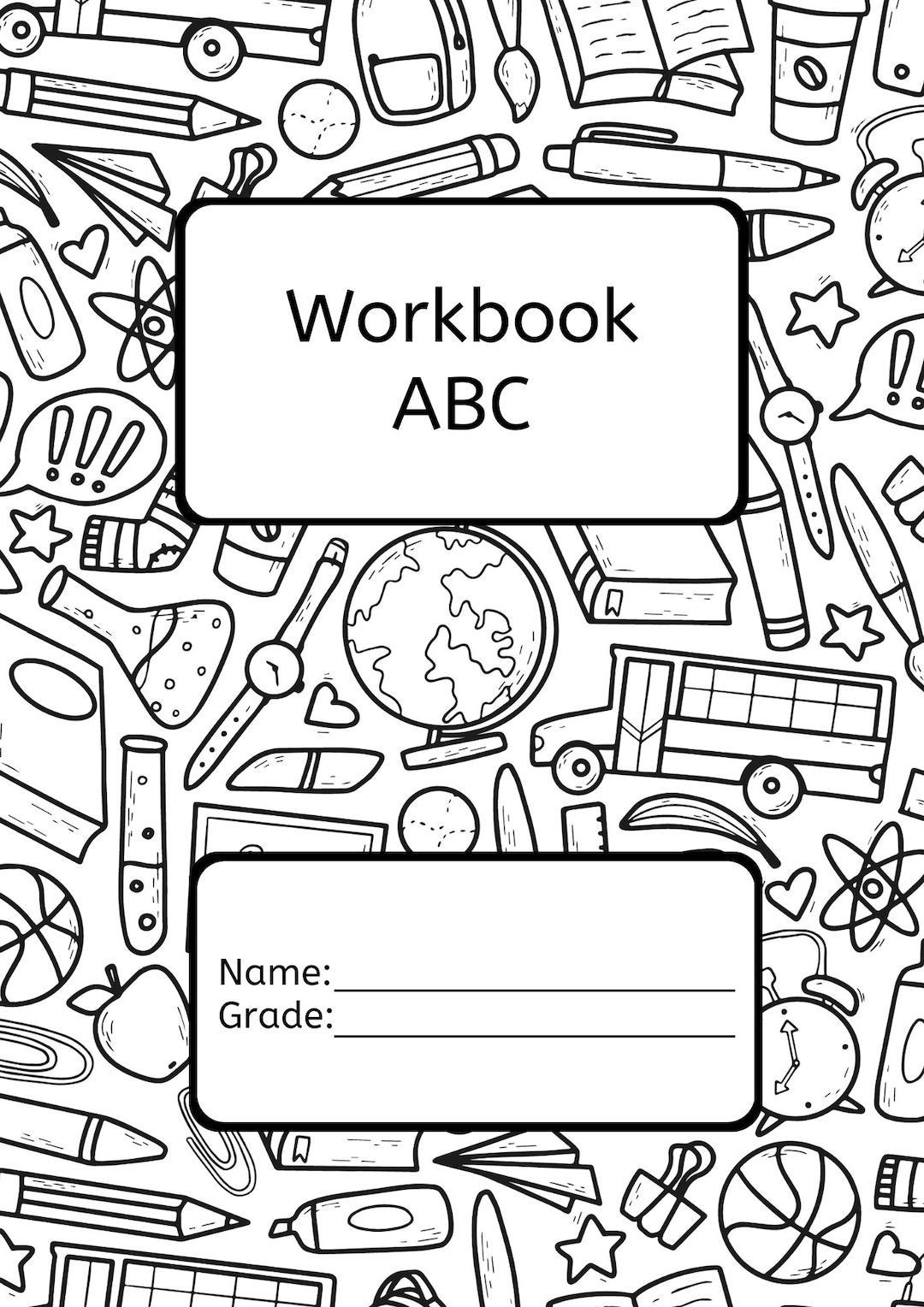 Workbook ABC English 1st Grade Digital Instant Download Print Printable ...