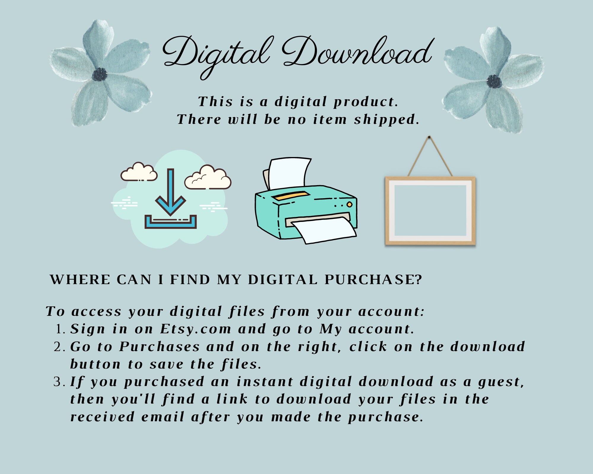 My Calm Corner / Digital Printable Instant Download / Digital - Etsy