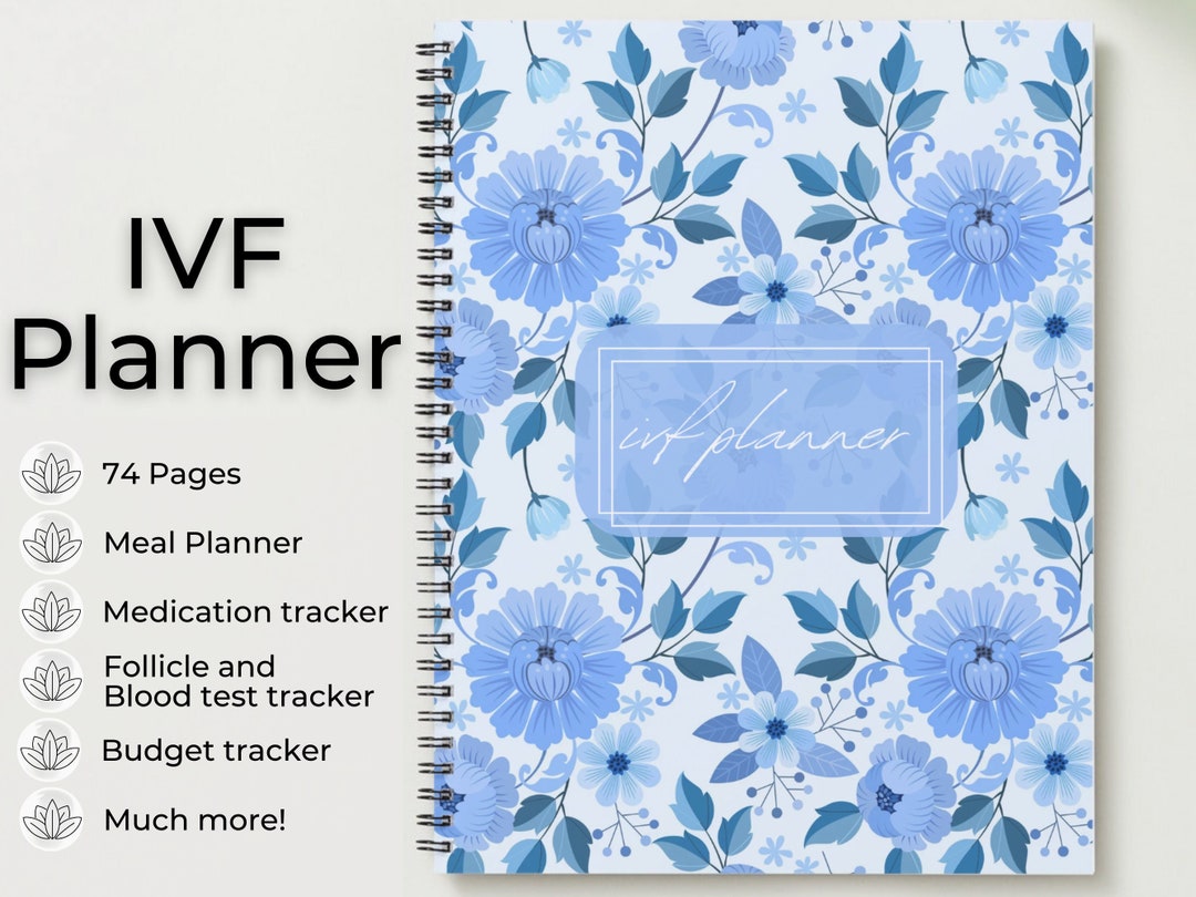 IVF Planner, IVF Calendar, Planner, IVF Gift, Fertility Planner, Ivf ...