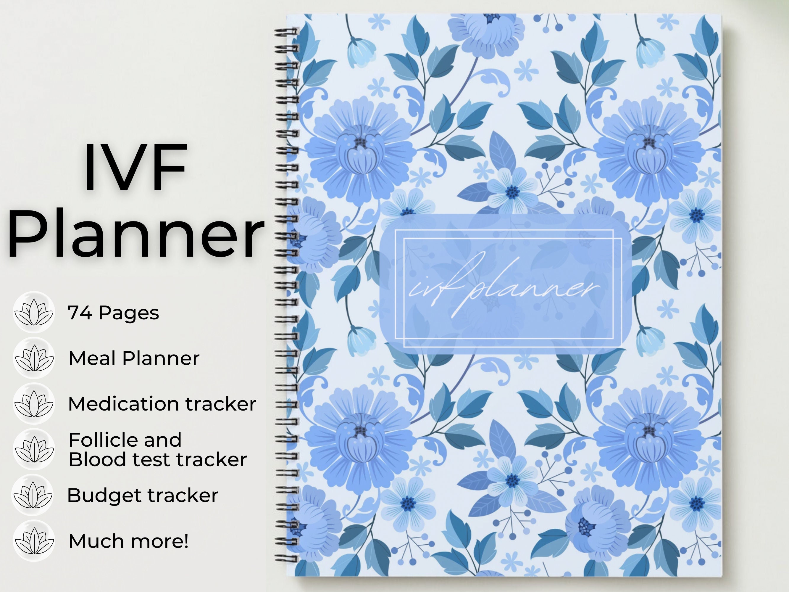 IVF Planner, IVF Calendar, Planner, IVF Gift, Fertility Planner, Ivf ...