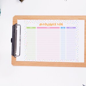 Responsibility Chart, Kids Planner, Kids Daily Routine, Printable ...