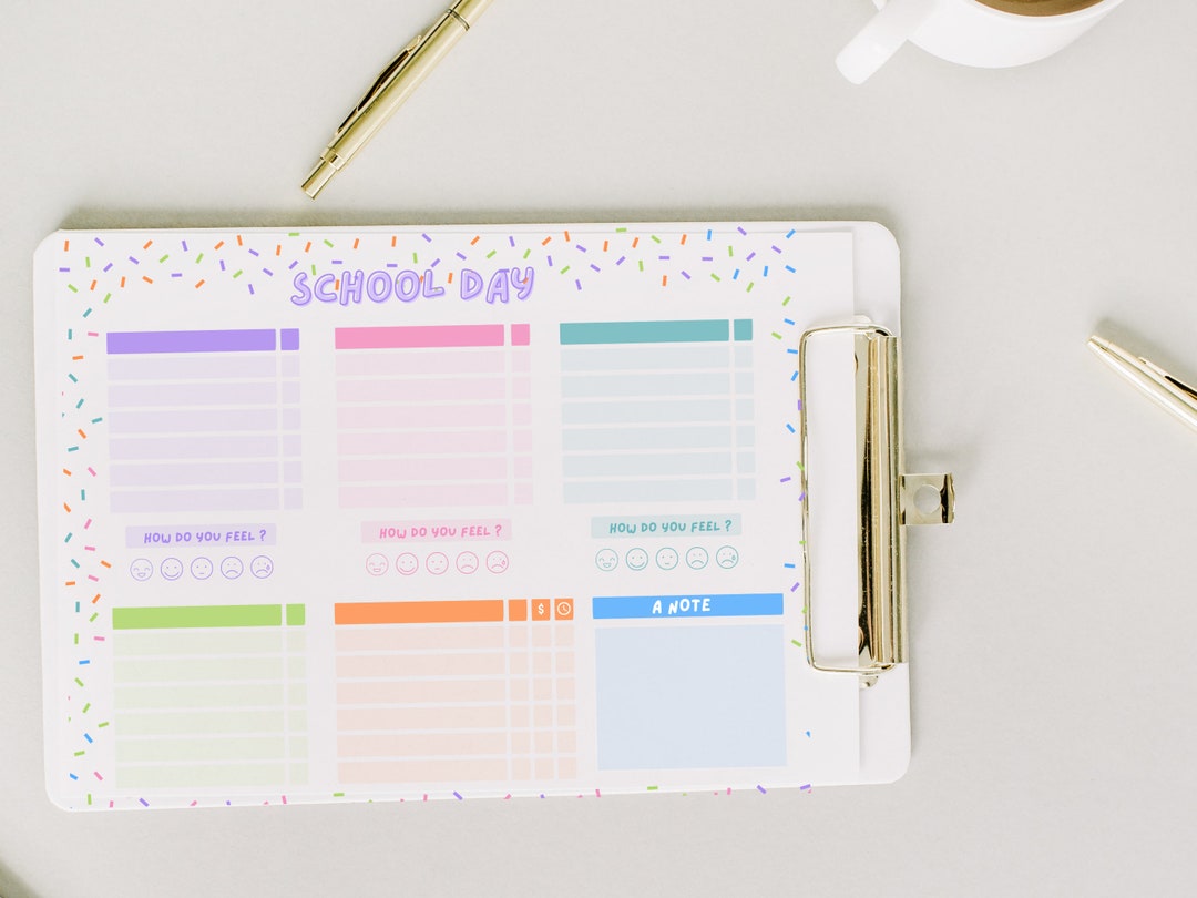 Responsibility Chart, Kids Planner, Kids Daily Routine, Printable ...