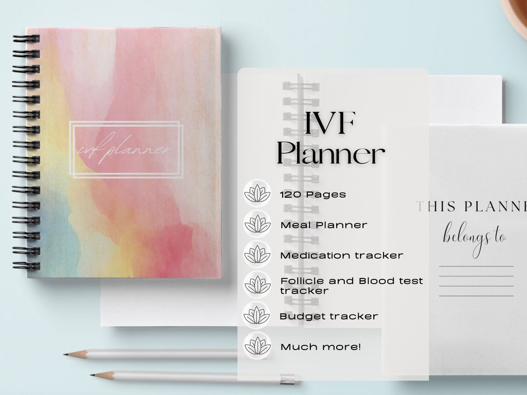 IVF Planner Bundle IVF Calendar Planner IVF Gift - Etsy