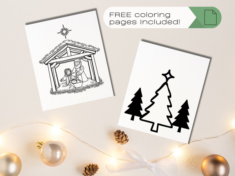 Printable Advent Calendar, Advent Calendar for Kids, Christmas Coloring ...