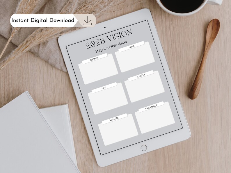 Law of Attraction Planner, Goals Year, Manifestation Journal, Vision ...