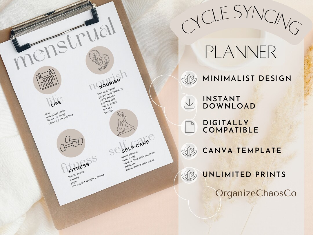 Cycle Syncing Planner, Period Tracker, Temperature Tracker, Ovulation Tracker, Period Log ...