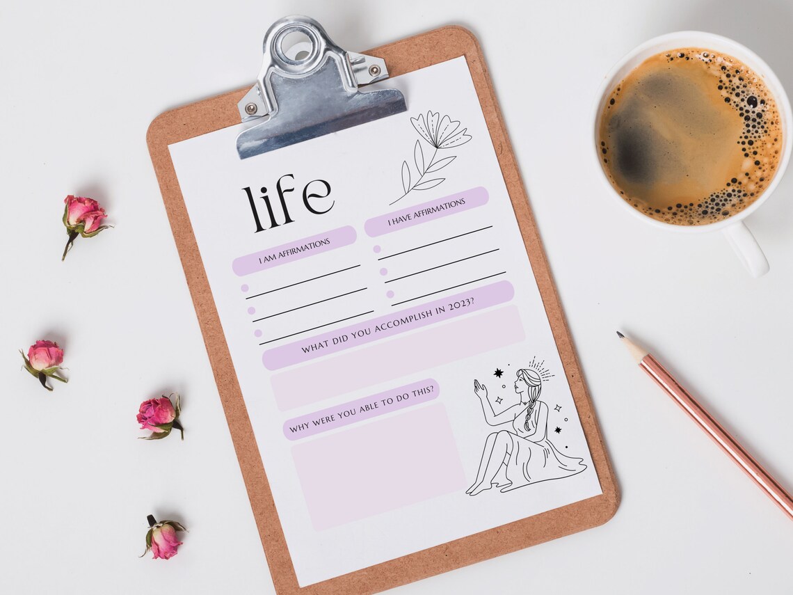 Law of Attraction Planner, Goals Year, Manifestation Journal, Vision ...