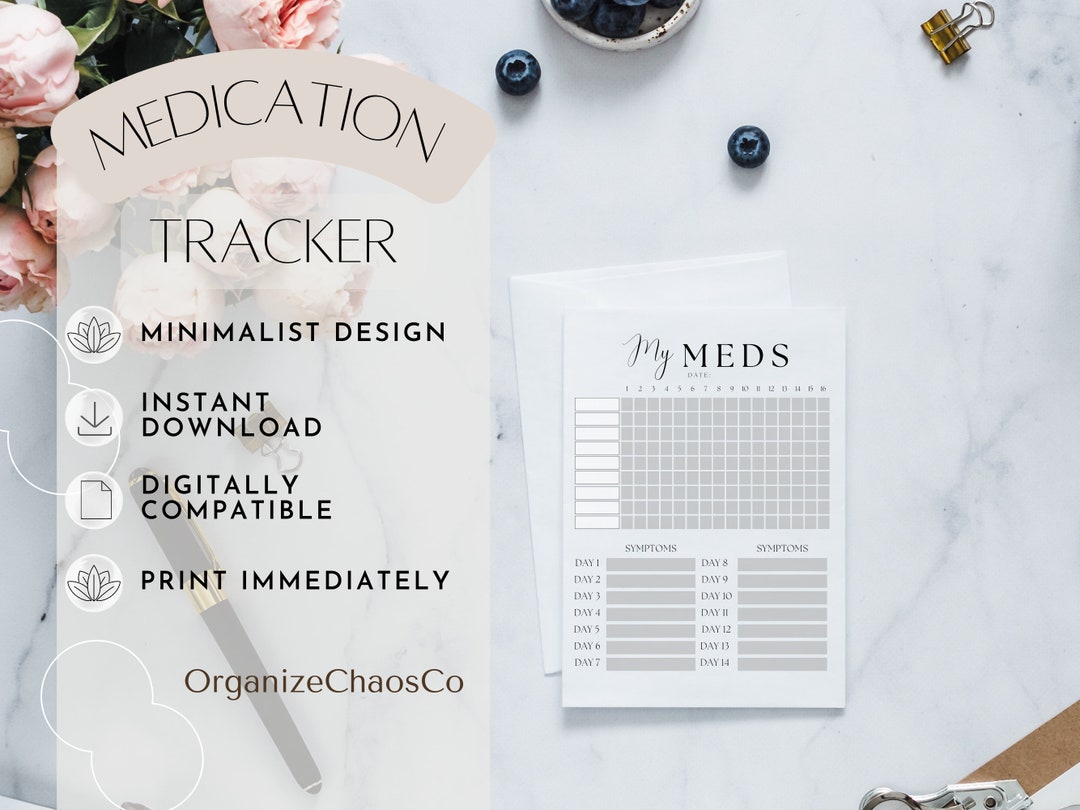 Medication Tracker, IVF, Medication Log, IVF Planner Bundle, Fertility ...