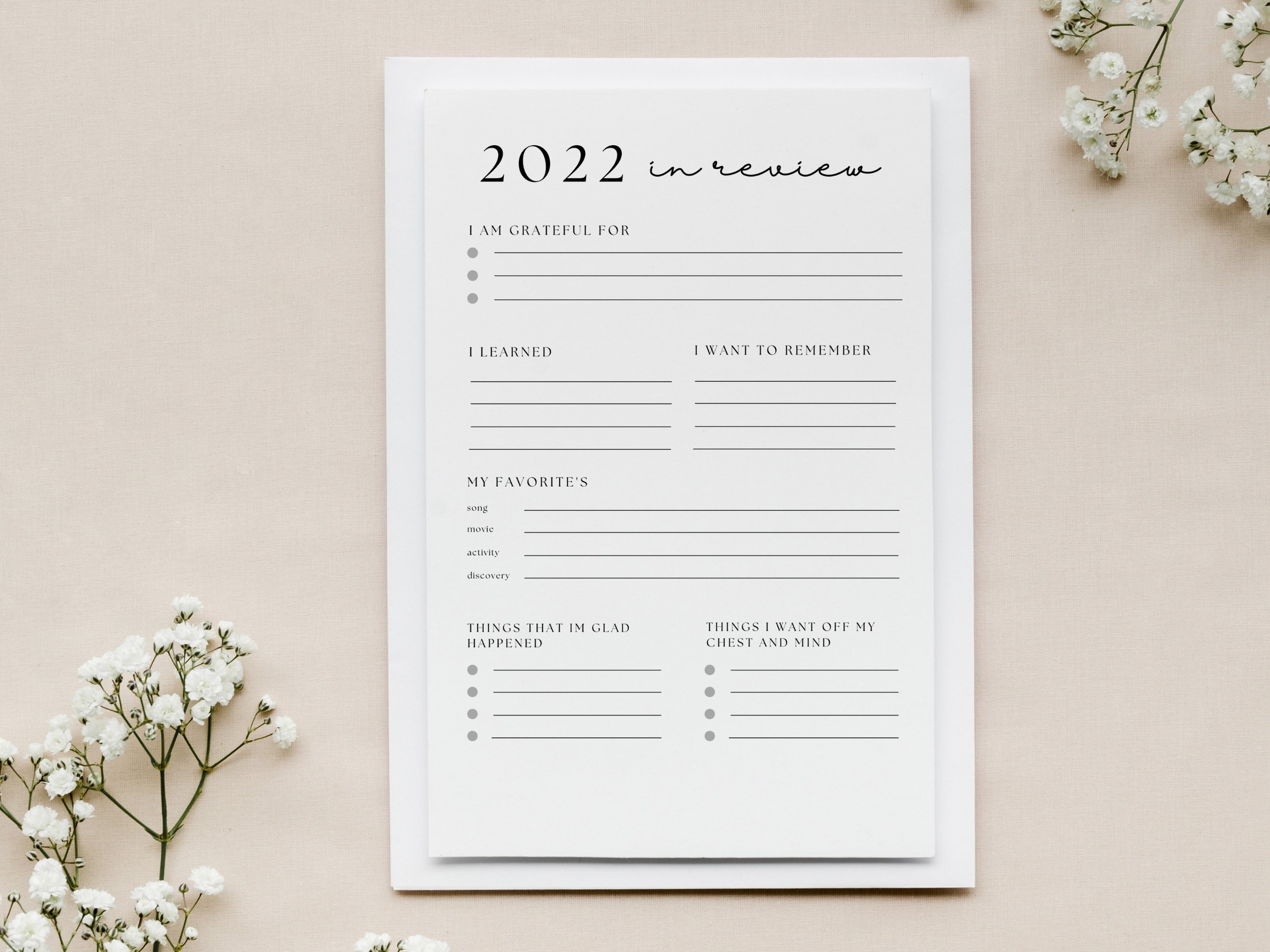 New Years Resolution Printable, Goal Setting Planner, Goals Year ...