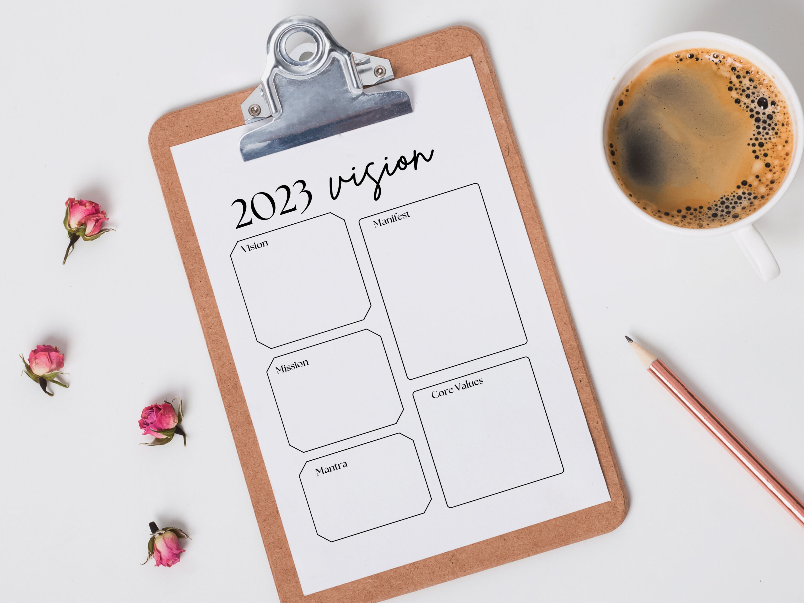 New Years Resolution Printable, Goal Setting Planner, Goals Year ...