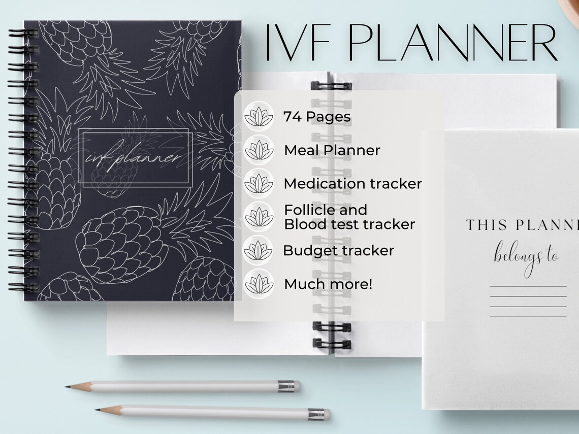 IVF Planner IVF Calendar Planner IVF Gift Fertility - Etsy