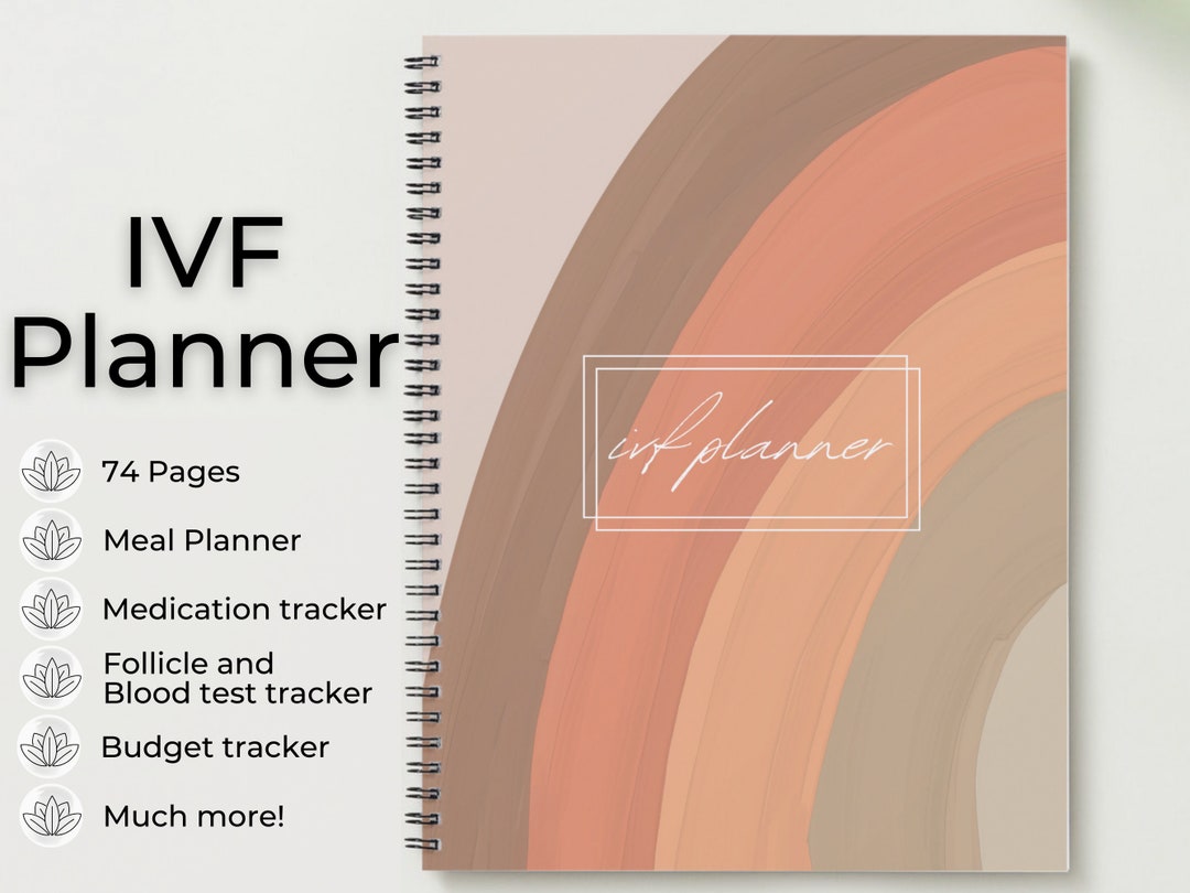 IVF Planner, IVF Calendar, Planner, IVF Gift, Fertility Planner, Ivf ...