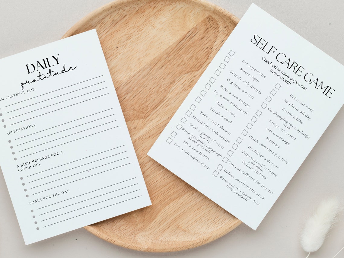 Self Care Digital Planner, Goals Year, Period Tracker, Weekly Habit ...