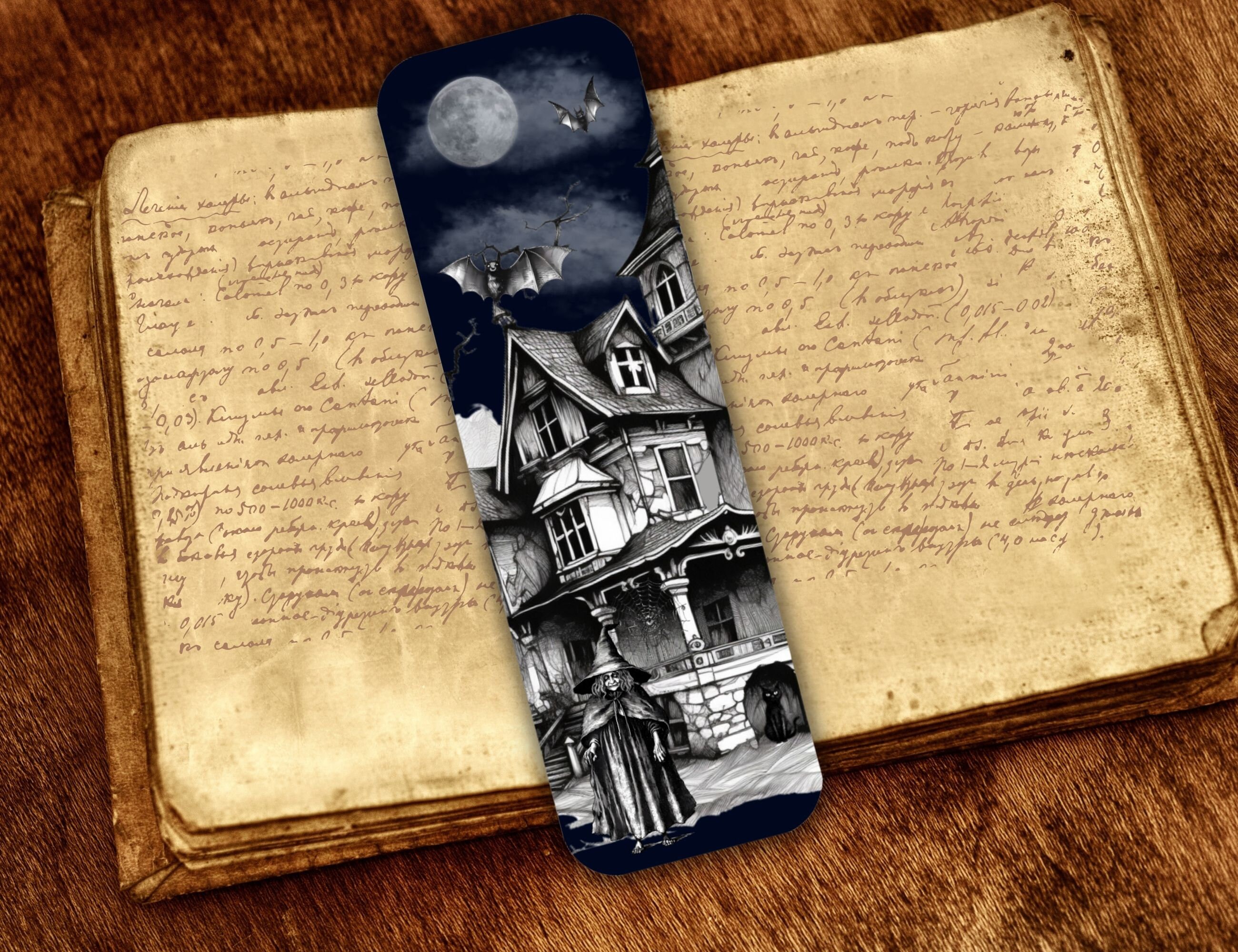 Halloween Printable Bookmarks Spooky Bookmarks Witch - Etsy