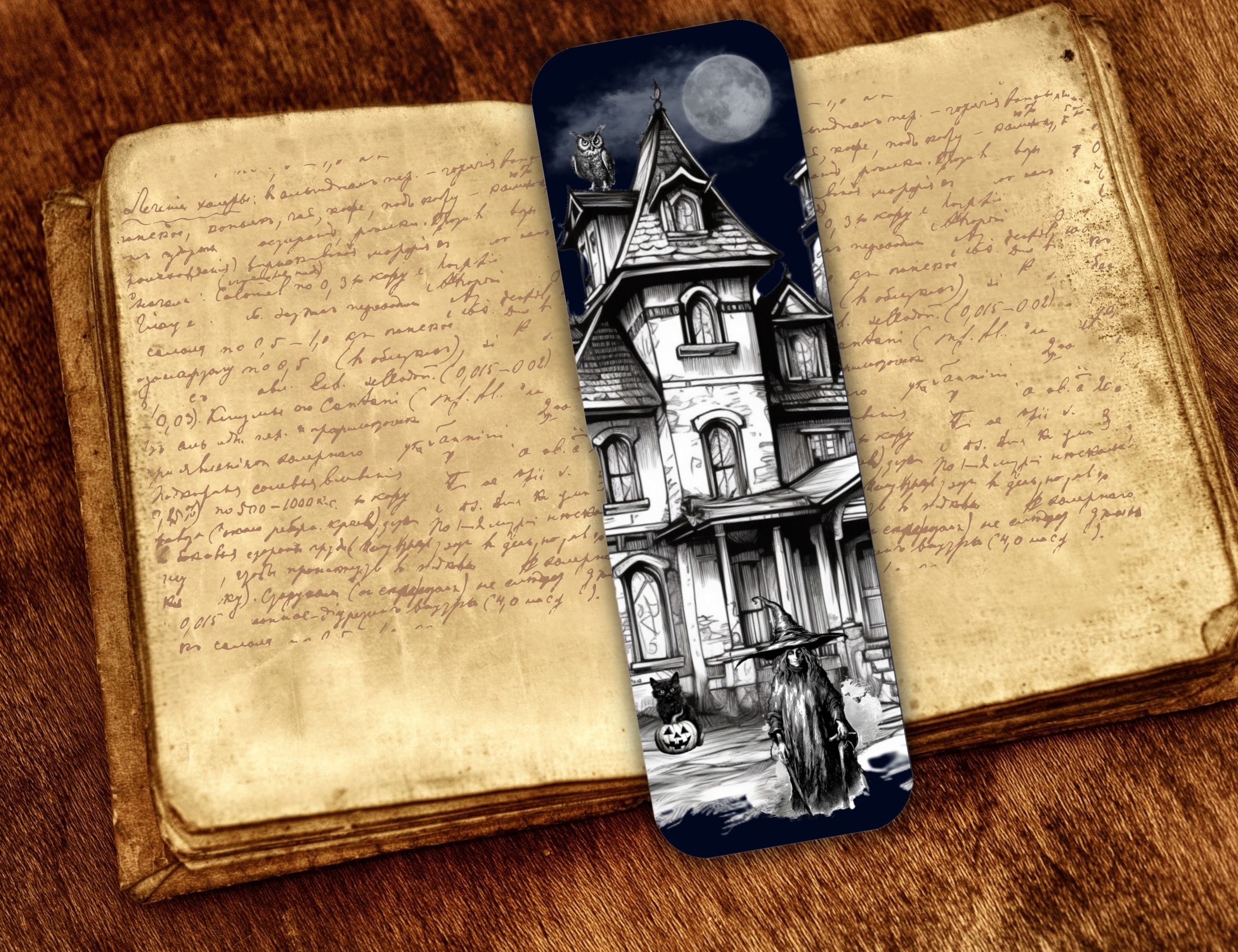 Halloween Printable Bookmarks, Spooky Bookmarks, Witch Bookmark, Book ...