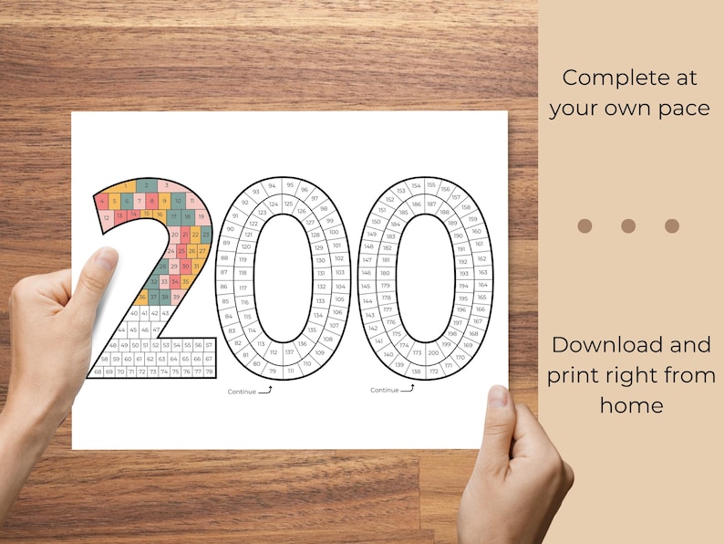 200 Mile Challenge Fitness Tracker | Goal Tracker | Exercise Tracker ...