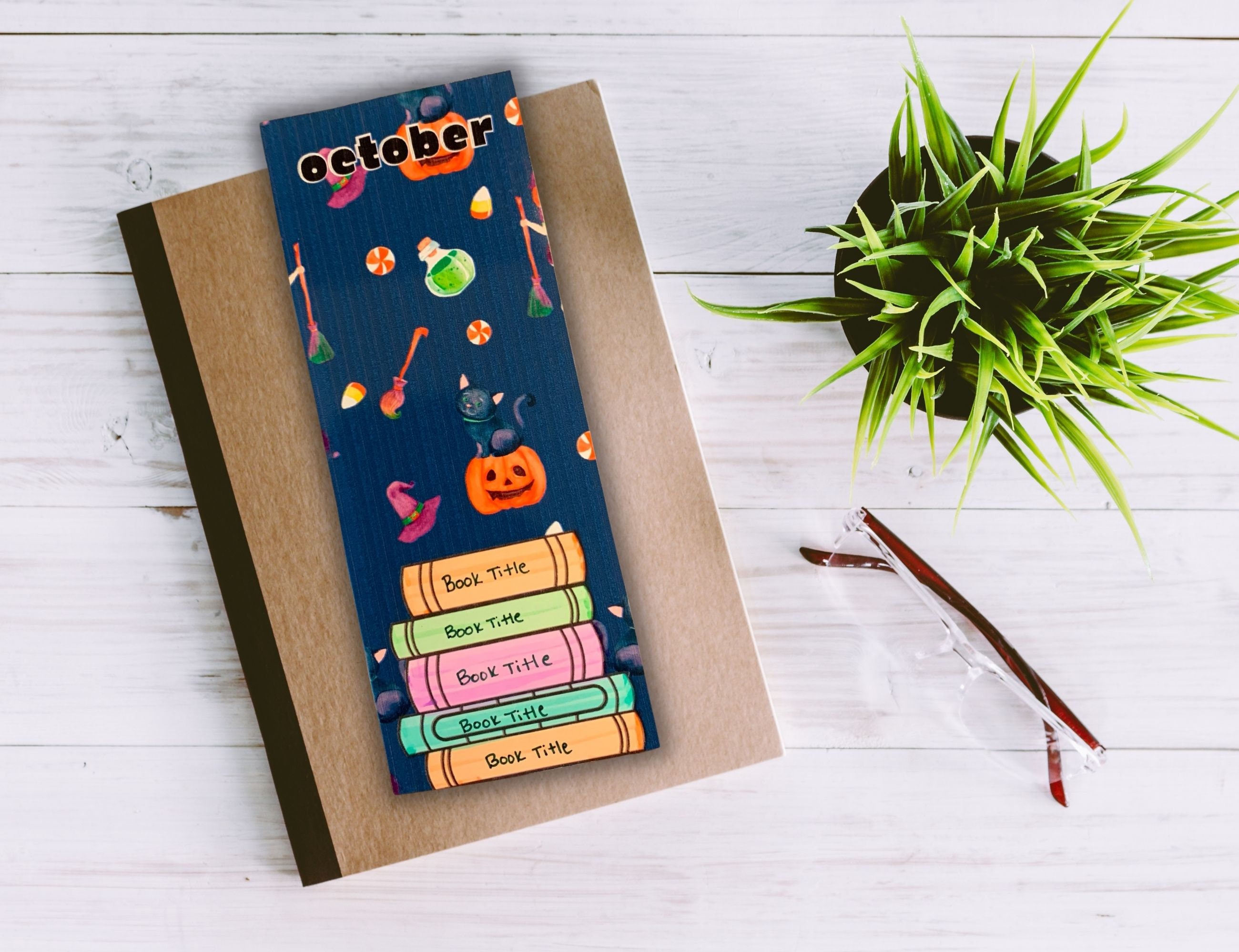 Monthly Printable Bookmarks, Book Tracker, Watercolor Bookmarks ...