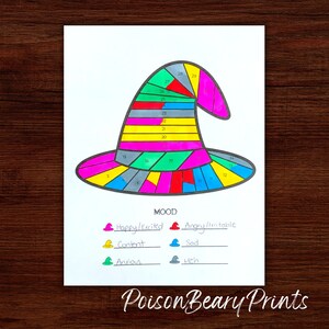 Mood Tracker, Habit Tracker, Witchy Halloween, Mood Tracker Journal ...