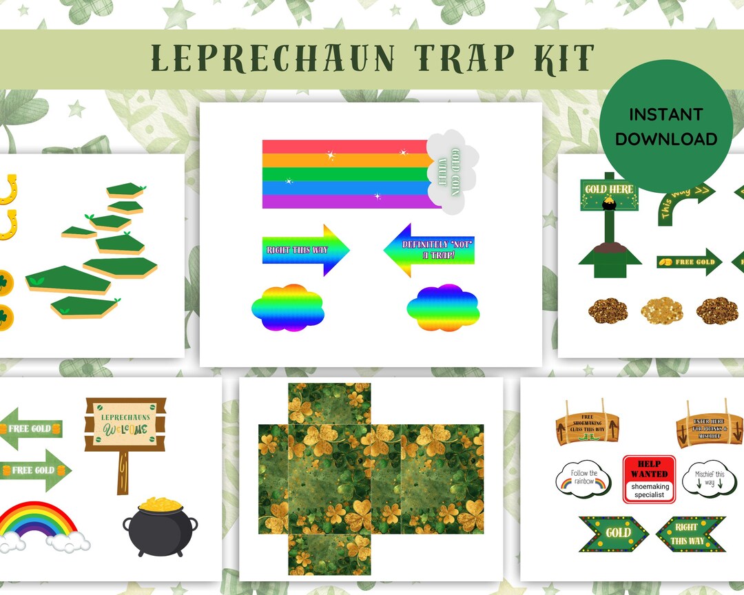 Leprechaun Trap Kit | St. Patrick's Day Craft | St. Patrick's Day ...