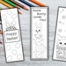 Easter Coloring Bookmarks Printable Bookmarks for Kids Printable Easter ...