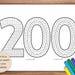 200 Mile Challenge Fitness Tracker | Goal Tracker | Exercise Tracker ...