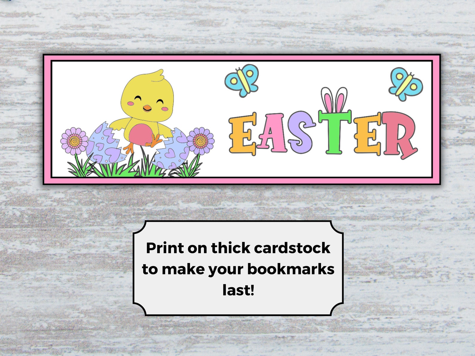 Easter Coloring Bookmarks, Printable Bookmarks for Kids, Printable ...