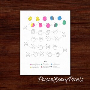 Mood Tracker Bundle, Habit Tracker, Witchy Halloween, Mood Tracker ...