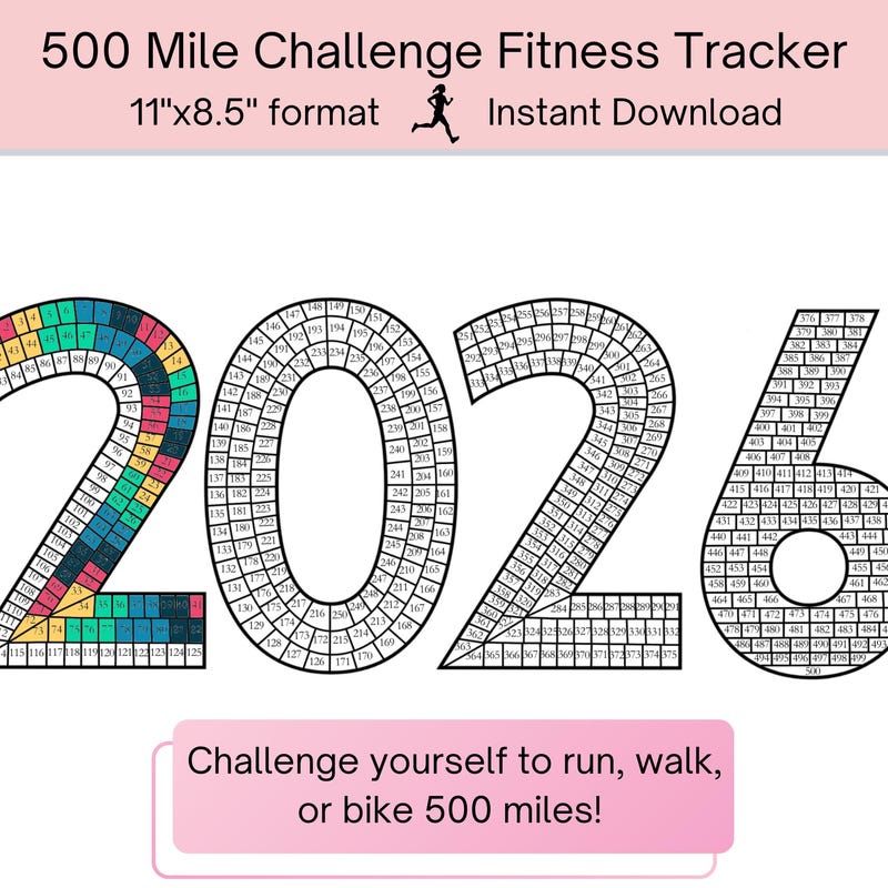 2026 Running Calendar - Etsy