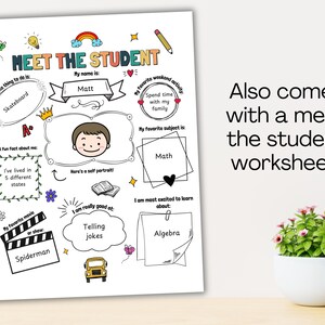 Editable Meet the Teacher, Get to Know Teacher, Meet the Teacher ...
