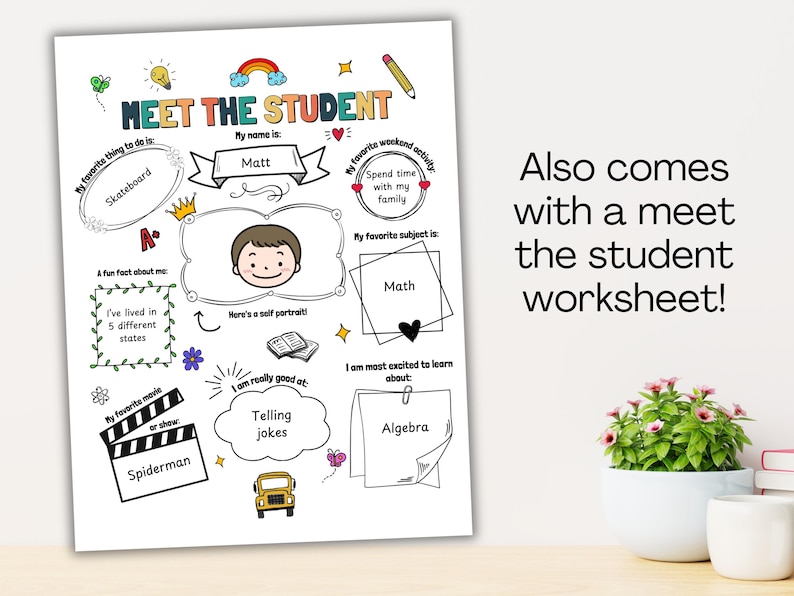 Editable Meet the Teacher, Get to Know Teacher, Meet the Teacher ...