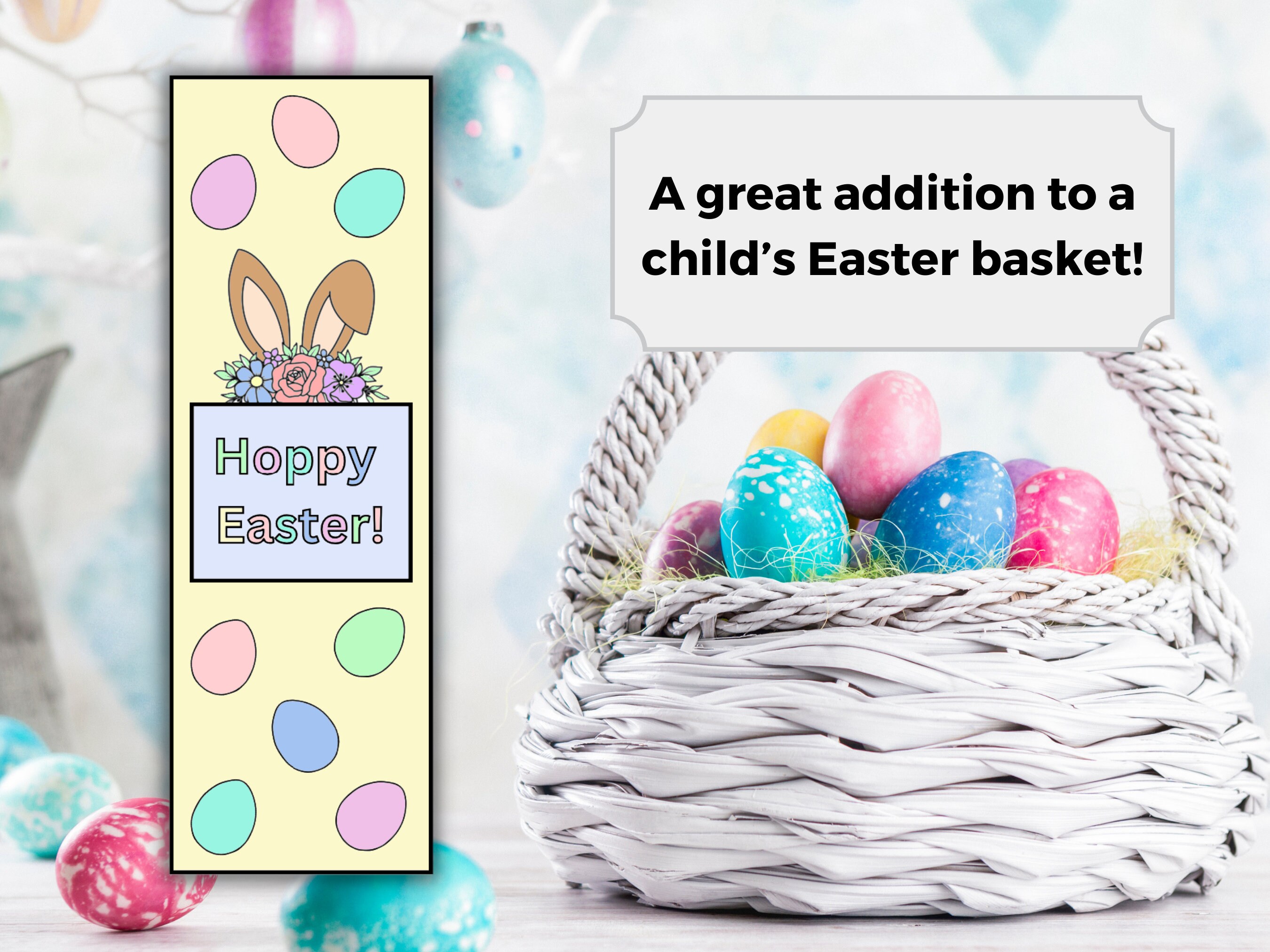 Easter Coloring Bookmarks, Printable Bookmarks for Kids, Printable ...