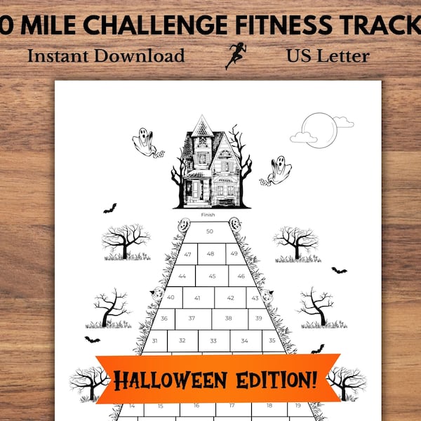 Mile Tracker Coloring - Etsy
