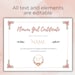 Editable Flower Girl Certificate, Flower Girl Gift, Wedding Keepsake ...