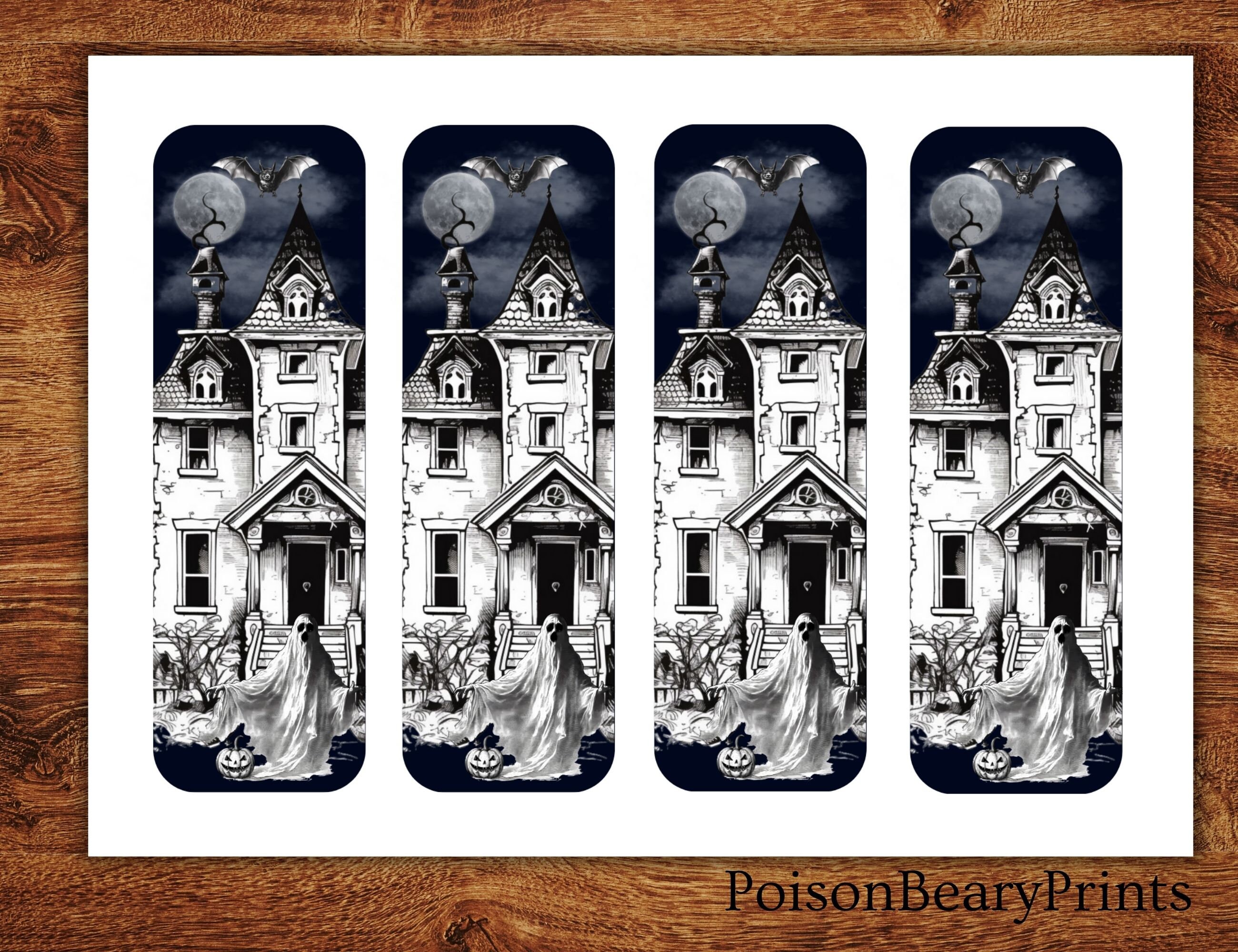 Halloween Printable Bookmarks Spooky Bookmarks Witch - Etsy